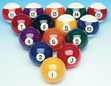 Poolballer fra ROC - Standard polyester pool baller