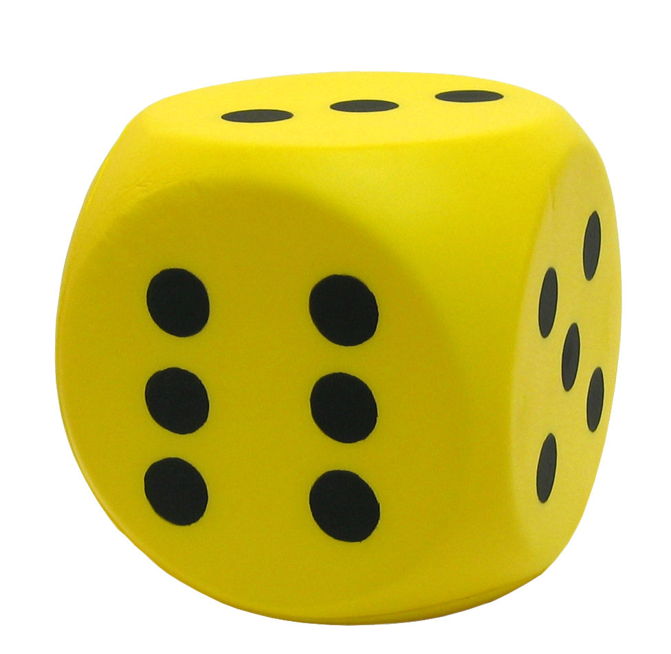 Store skumterninger - sjov leg med mega terninger